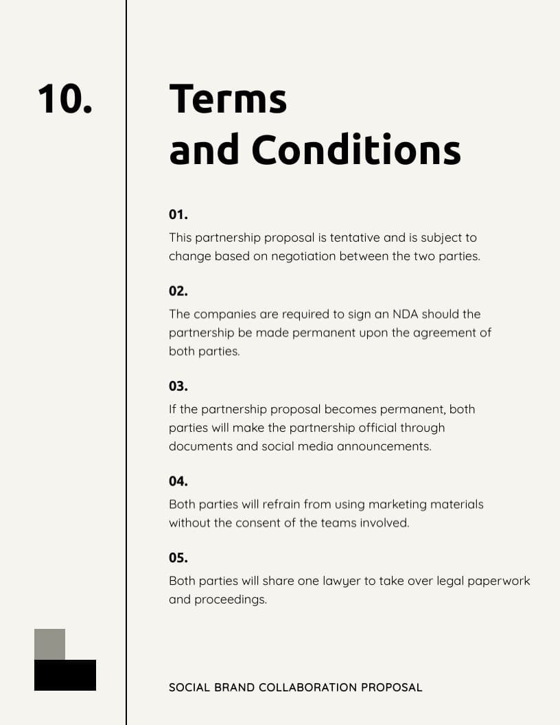 Social Brand Collaboration Proposal Template | Visme