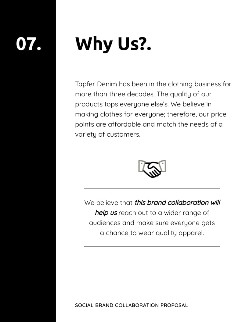 Social Brand Collaboration Proposal Template | Visme