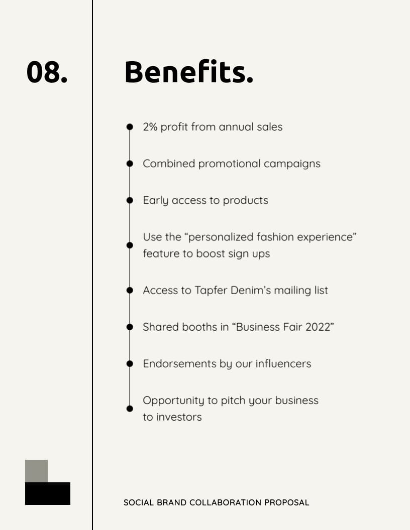 Social Brand Collaboration Proposal Template | Visme