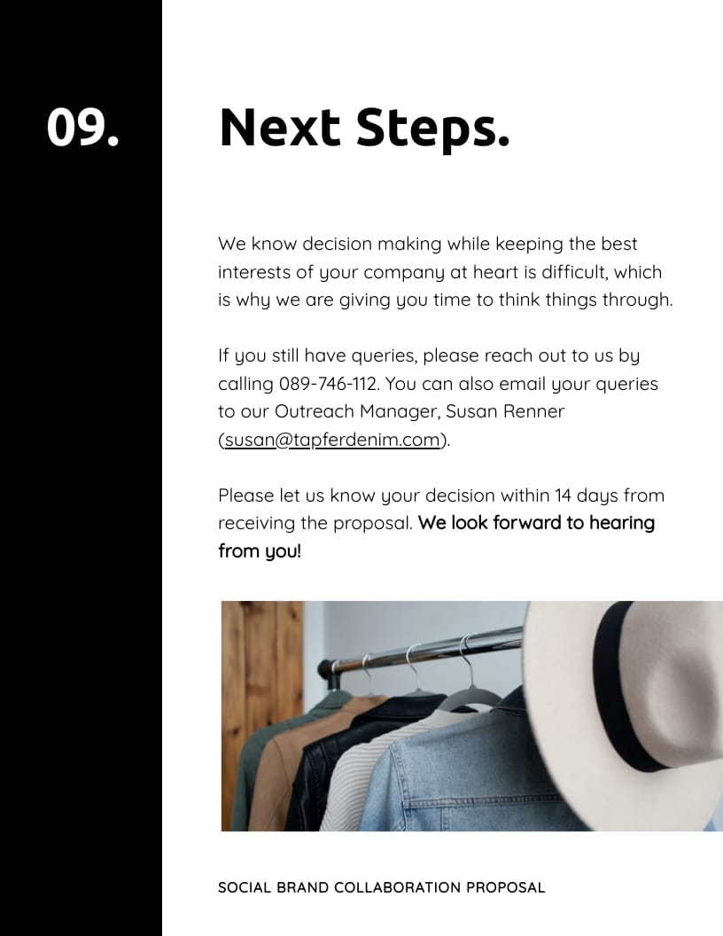 Social Brand Collaboration Proposal Template | Visme