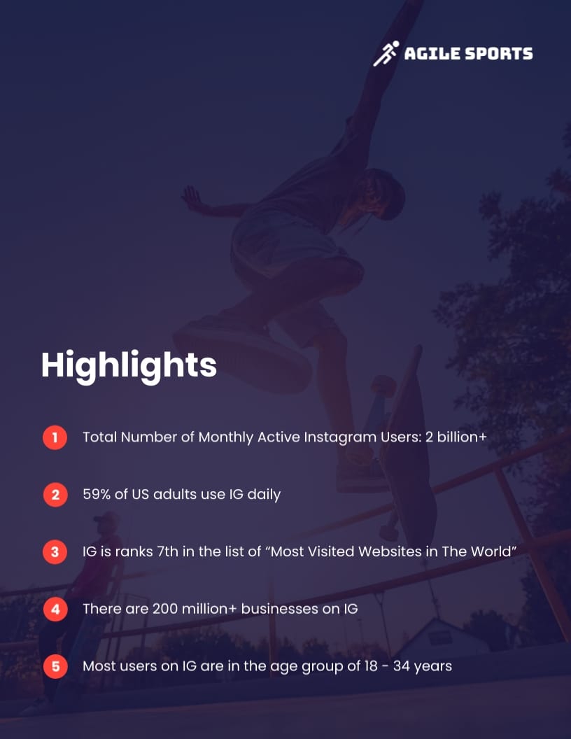 Social Media Research Report Template | Visme