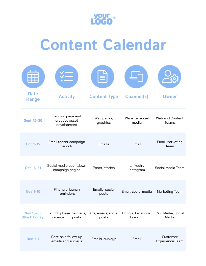 Software Company Marketing Strategy Template | Visme
