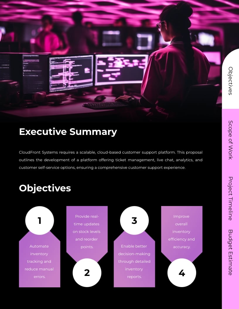 Software Development Project Proposal Template | Visme