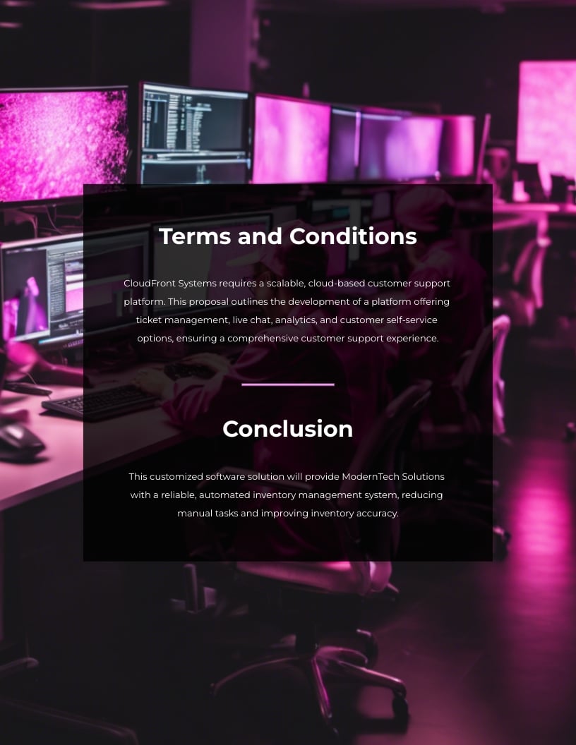 Software Development Project Proposal Template | Visme