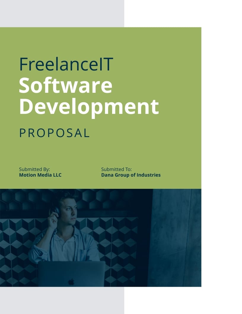 Software Development Proposal Template Visme