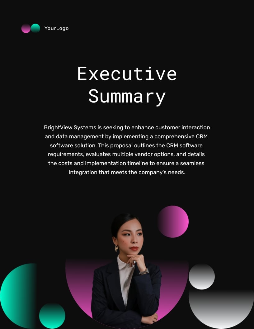 Software Purchase Proposal Template | Visme