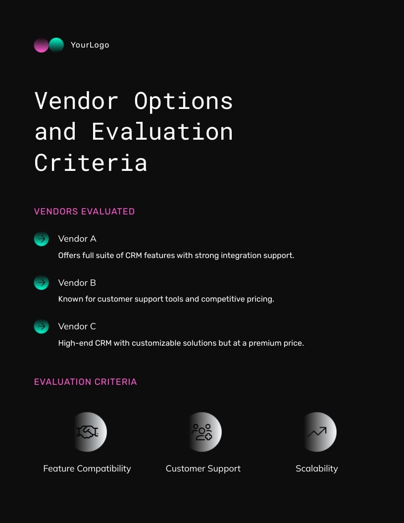 Software Purchase Proposal Template | Visme