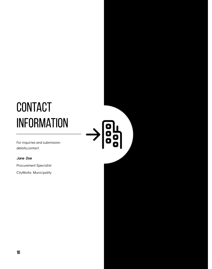 Software Request For Proposal Template | Visme