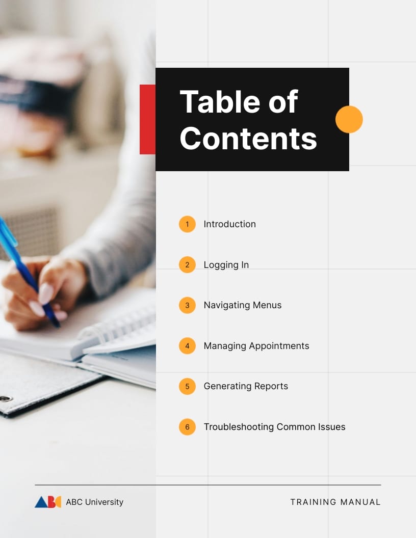 Software Training Manual Template | Visme