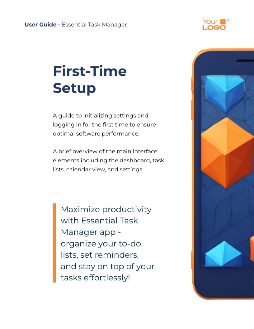 Software User Guide Template Visme