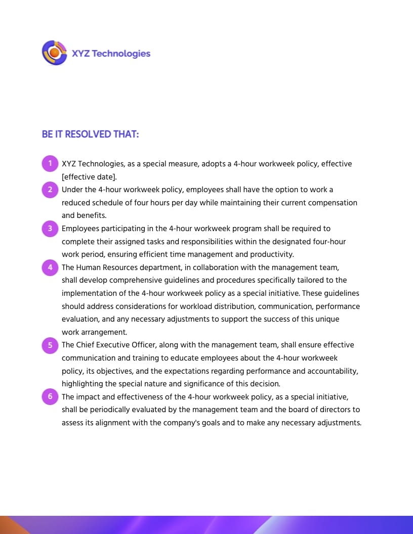 How to Write a Professional Board Resolution to Guide Your Next Meeting