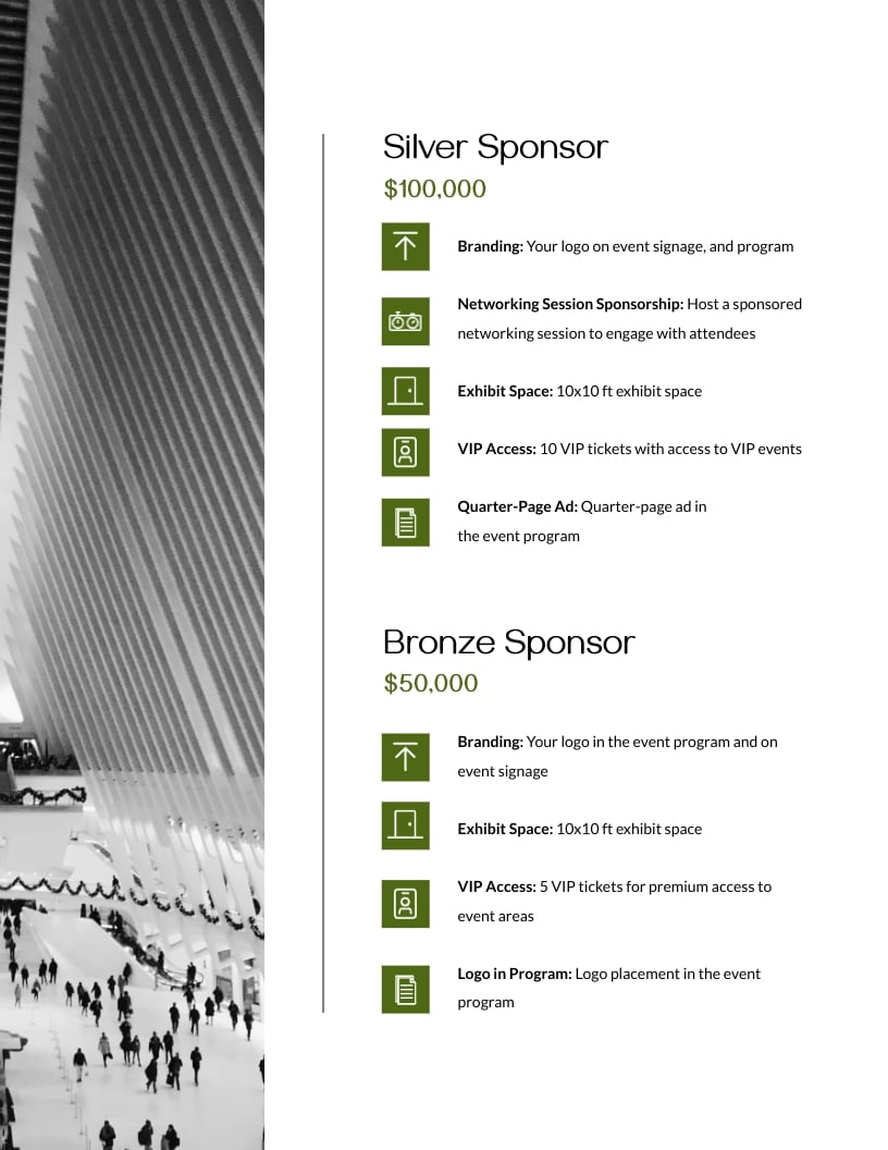 Sponsorship Proposal Example Template | Visme