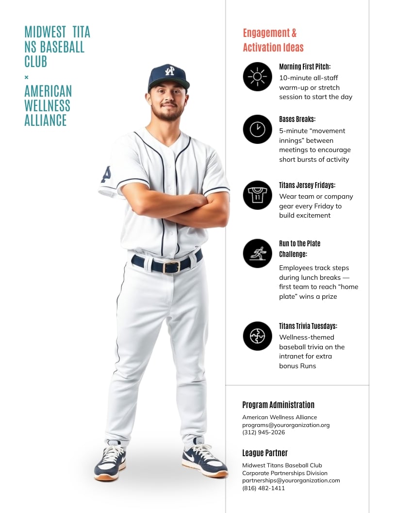 Sports Brand Activation Plan Template | Visme