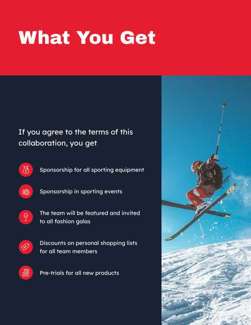 Sports Brand Collaboration Proposal Template | Visme
