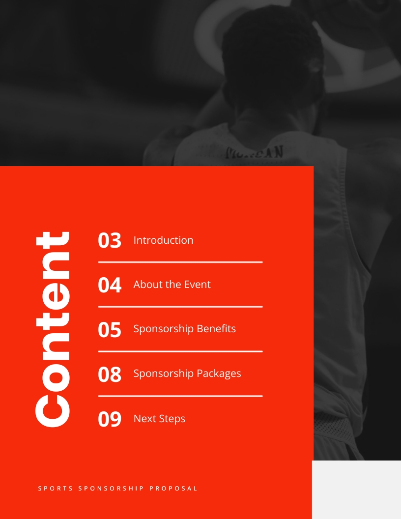 Sports Sponsorship Proposal Template | Visme