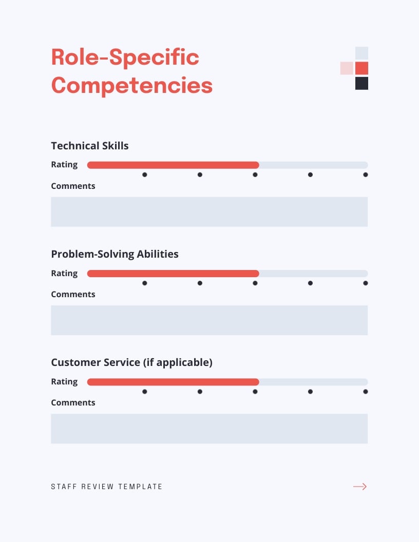 Staff Review Template | Visme