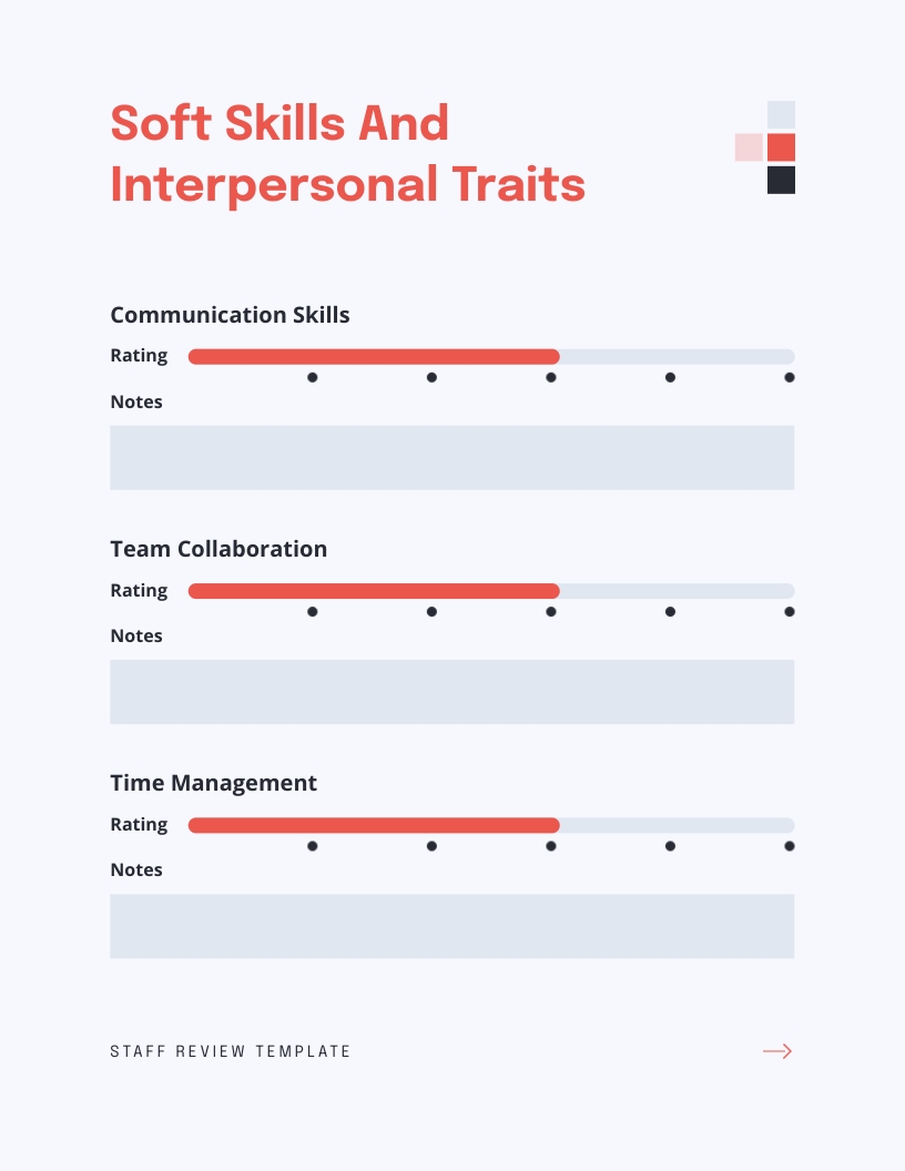 Staff Review Template | Visme
