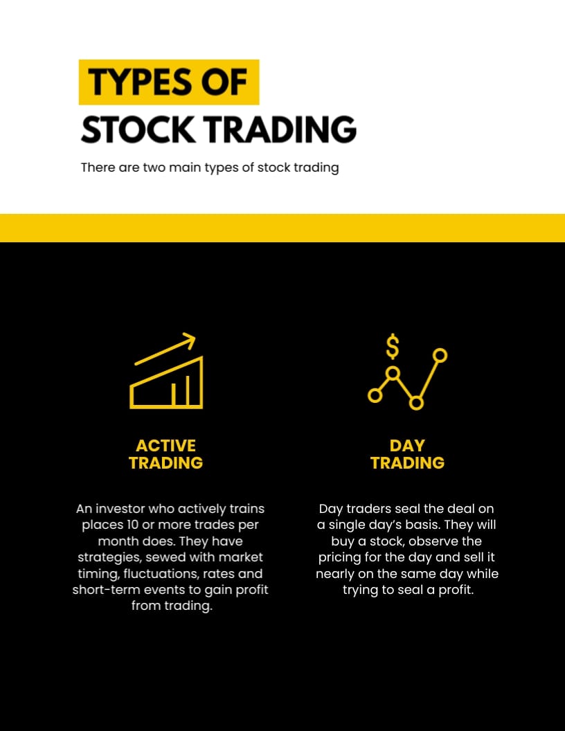 Stock Trading Ebook Template | Visme