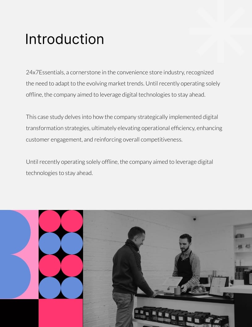 Strategic Development Case Study Template | Visme