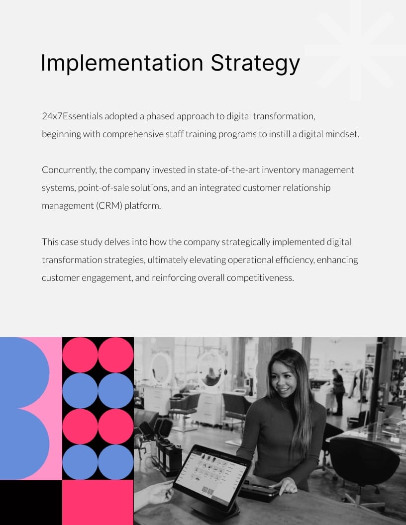 Strategic Development Case Study Template | Visme