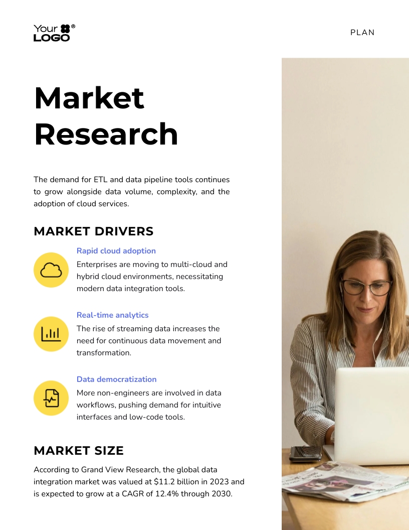 Strategic Product Plan Template | Visme