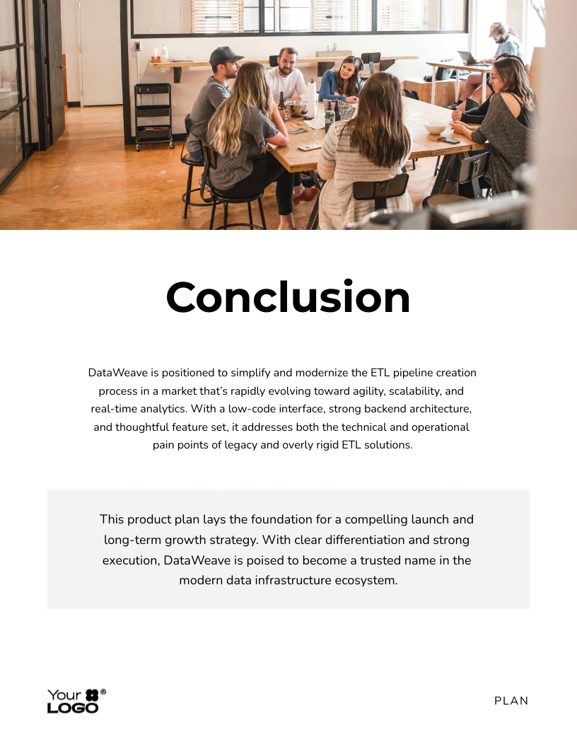 Strategic Product Plan Template | Visme