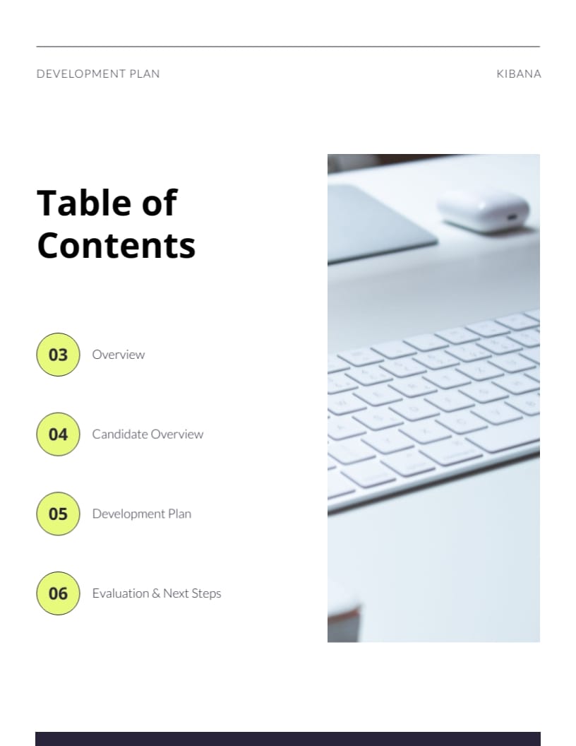 Succession Development Plan Template | Visme