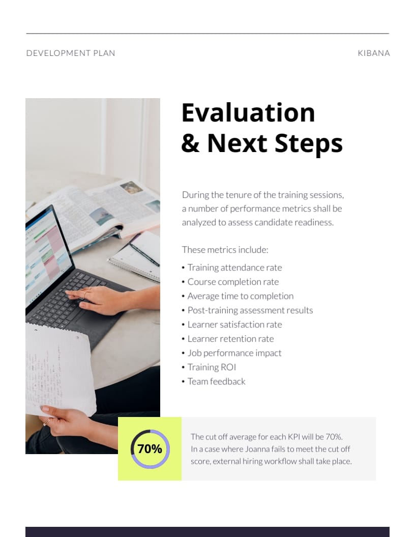 Succession Development Plan Template | Visme