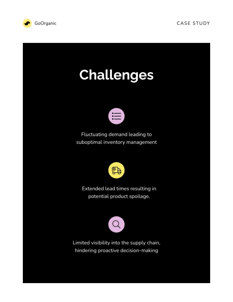 Supply Chain Case Study Template | Visme