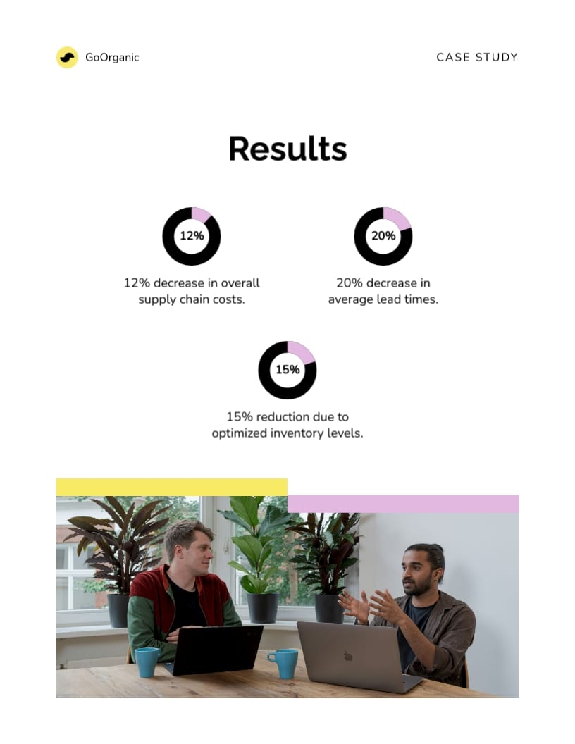 Supply Chain Case Study Template | Visme