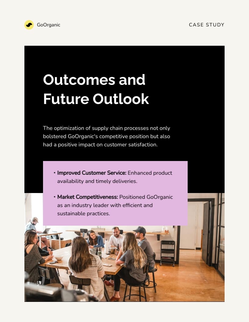 Supply Chain Case Study Template | Visme