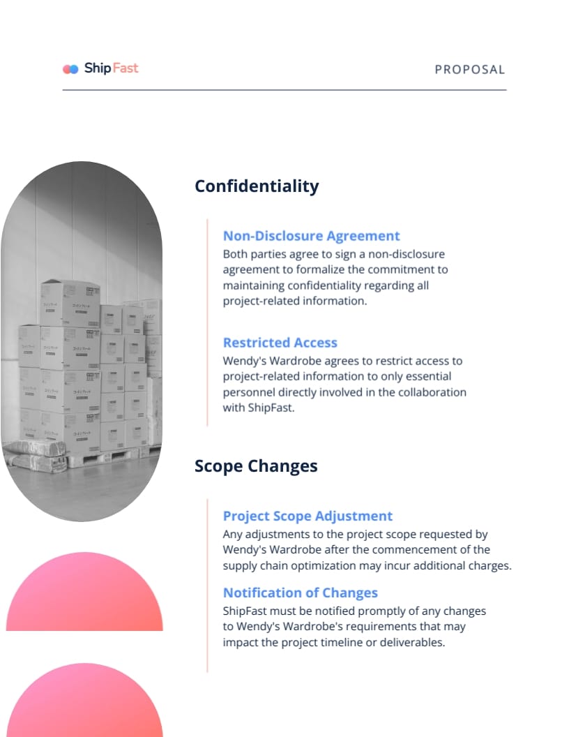 Supply Chain Optimization Proposal Template | Visme