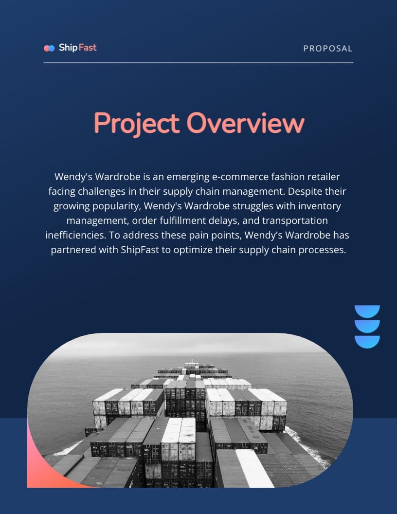 Supply Chain Optimization Proposal Template | Visme