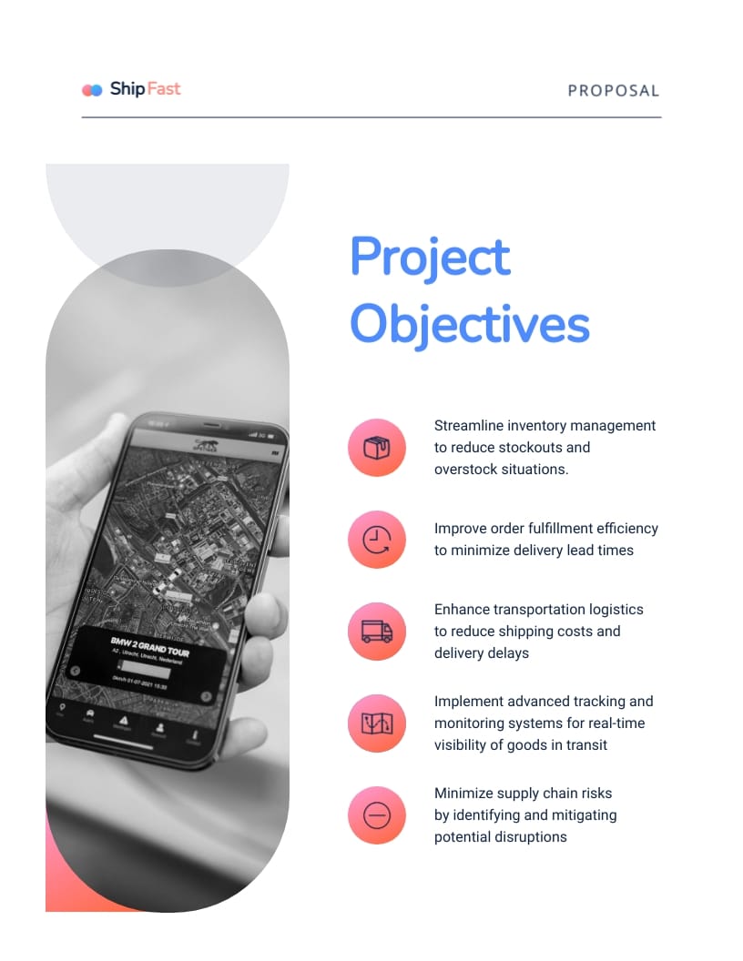 Supply Chain Optimization Proposal Template | Visme