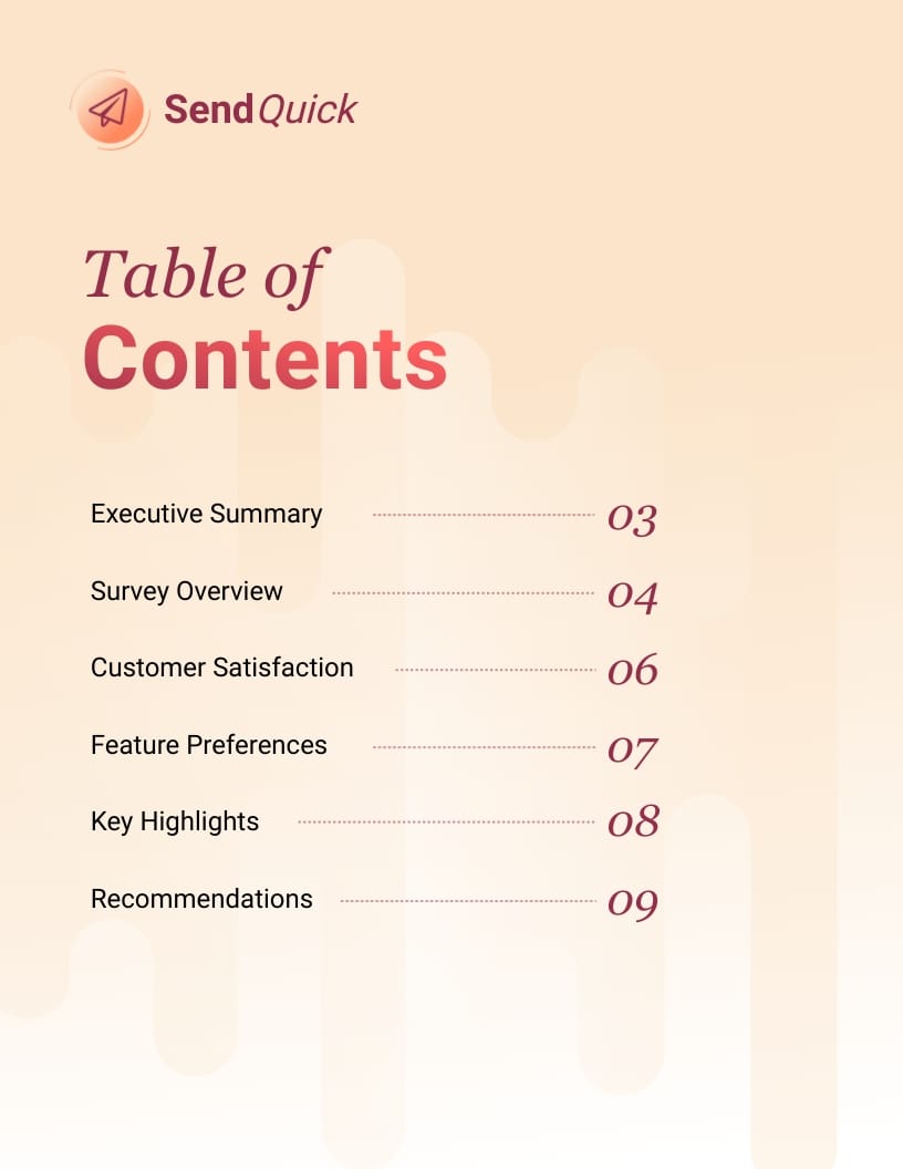 Survey Report Paper Template | Visme