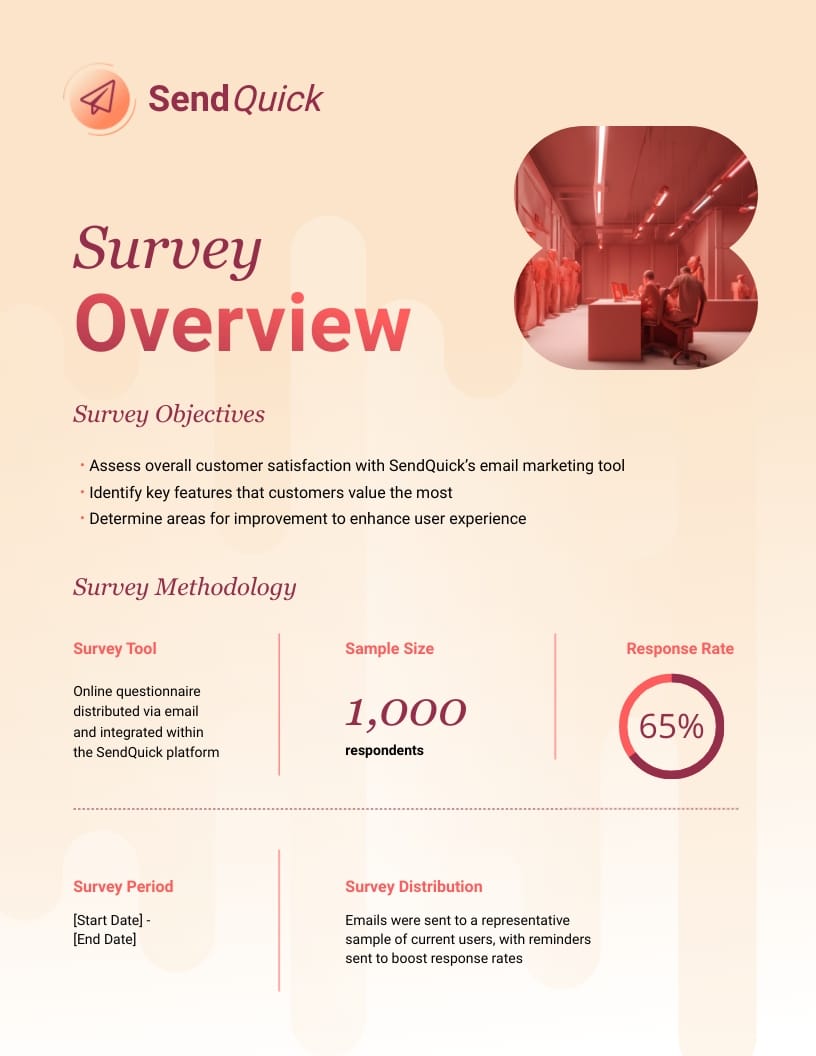 Survey Report Paper Template | Visme