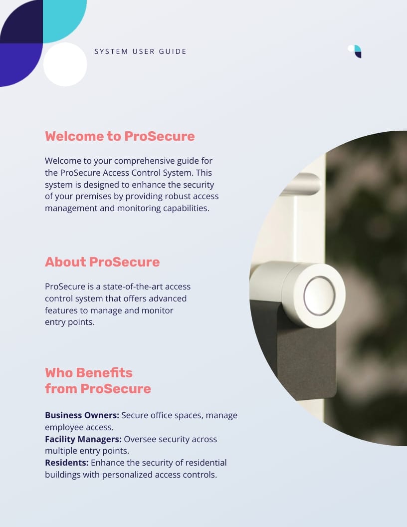 System User Guide Template | Visme