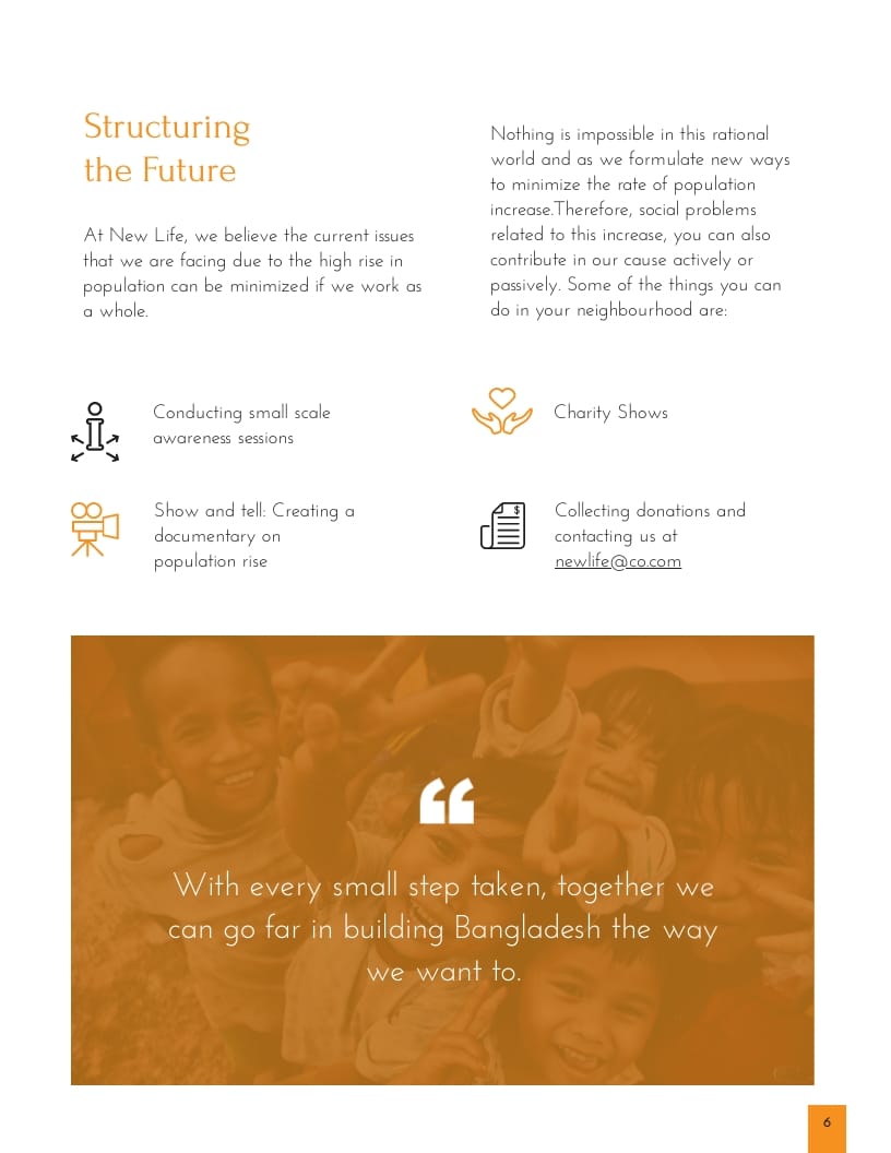 Tackling a Social Problem White Paper Template | Visme