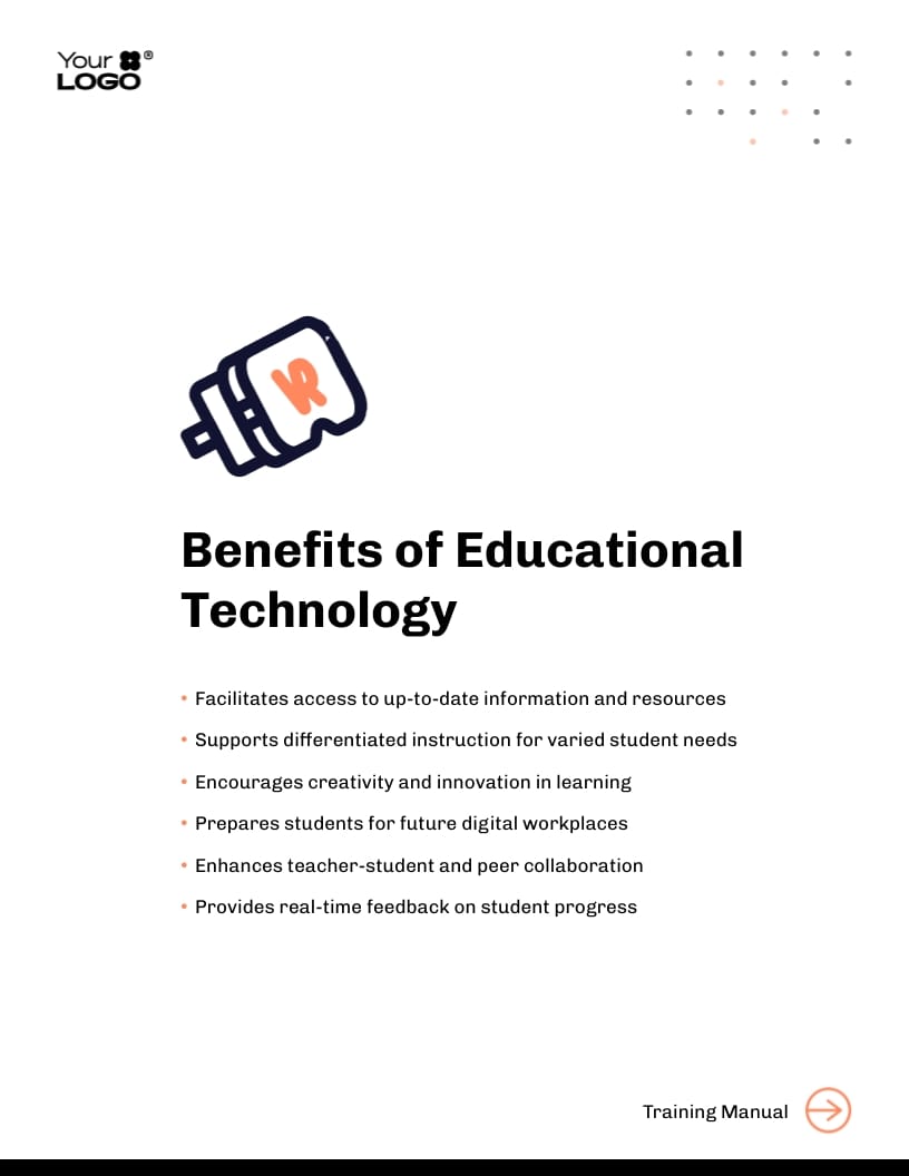 Teacher Employee Training Manual Template | Visme