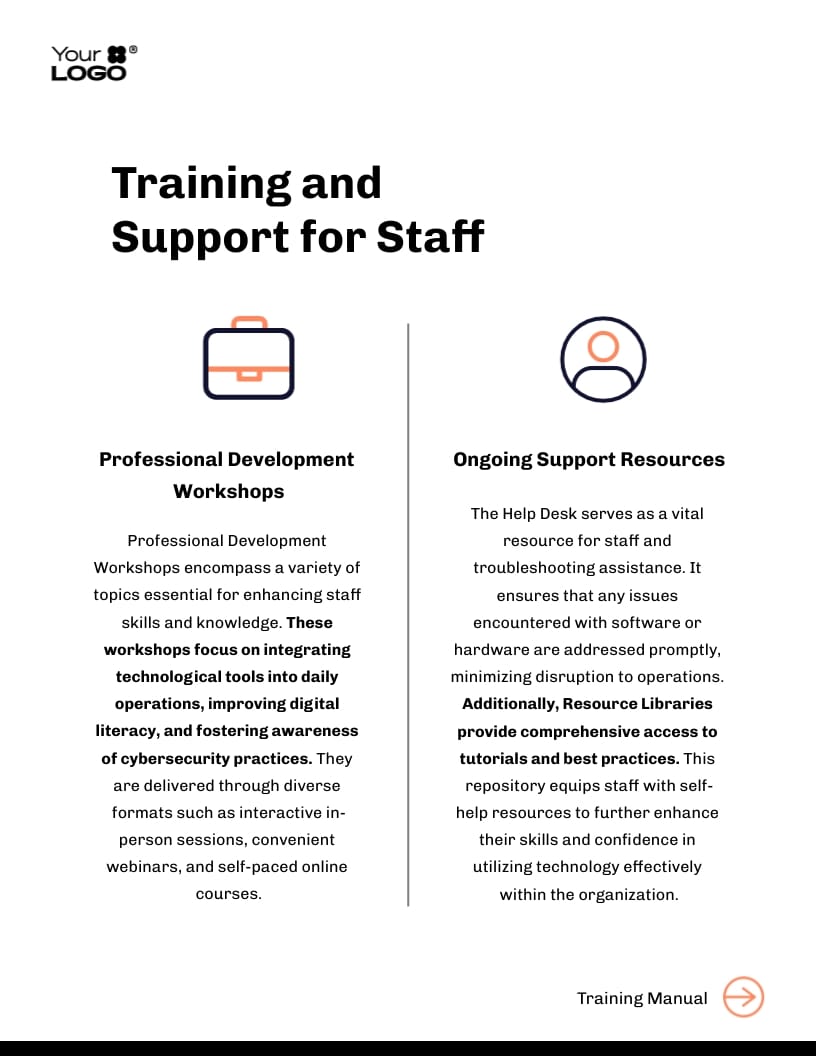 Teacher Employee Training Manual Template | Visme