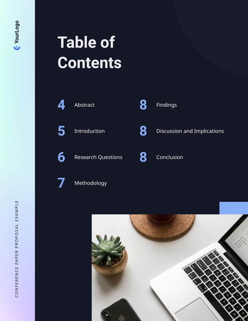 Tech Conference Paper Proposal Example Template | Visme