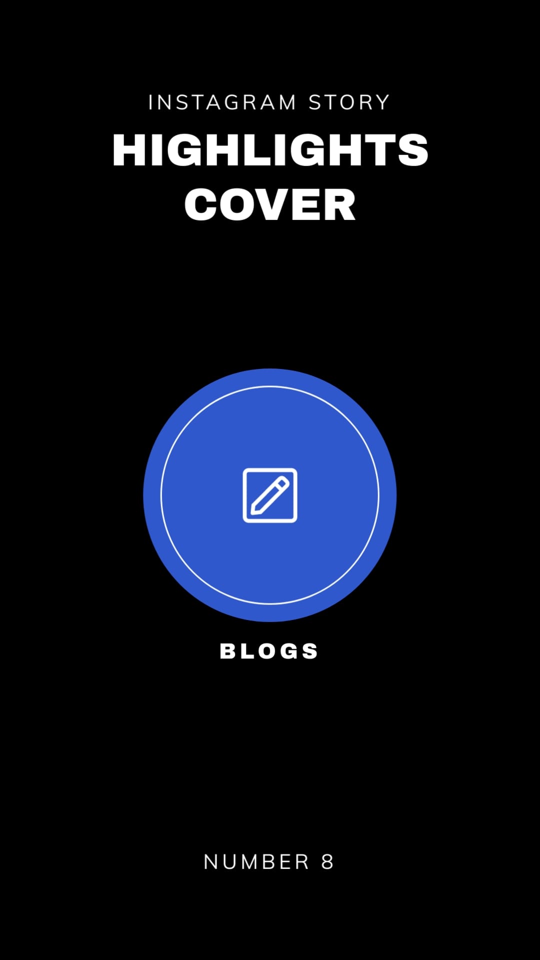 Tech IG Story Highlights Cover Template | Visme