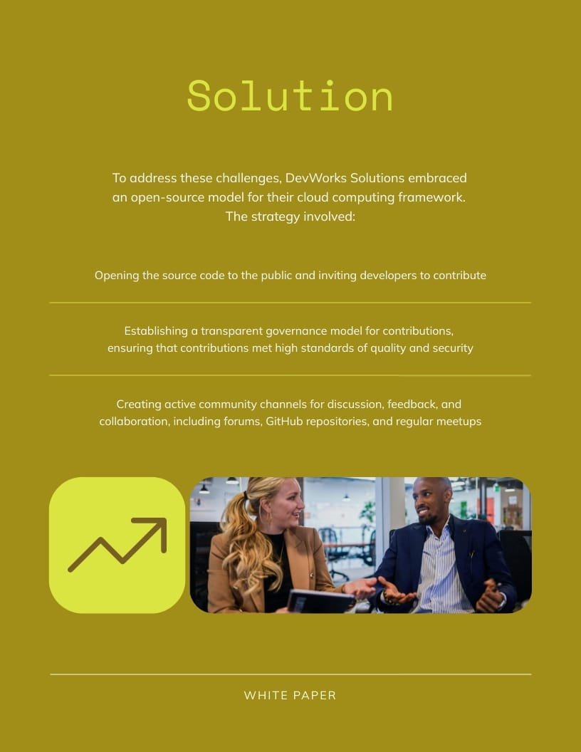 Tech Startup White Paper Template | Visme