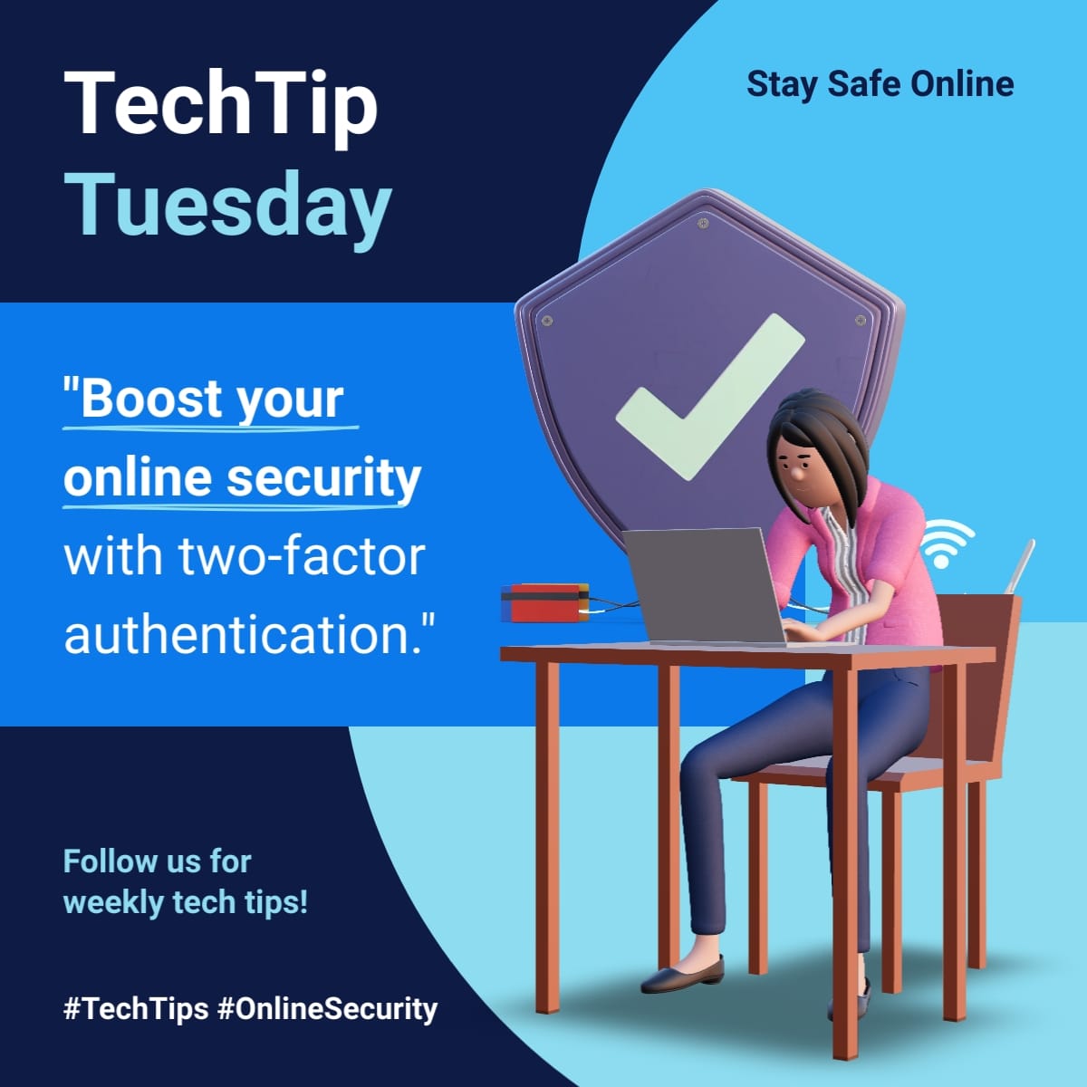 Tech Tip Tuesday Linkedin Post Template | Visme Tech Tip Tuesday Linkedin Post Template | Visme