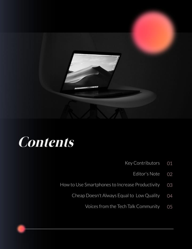 Tech and IT Magazine Template | Visme
