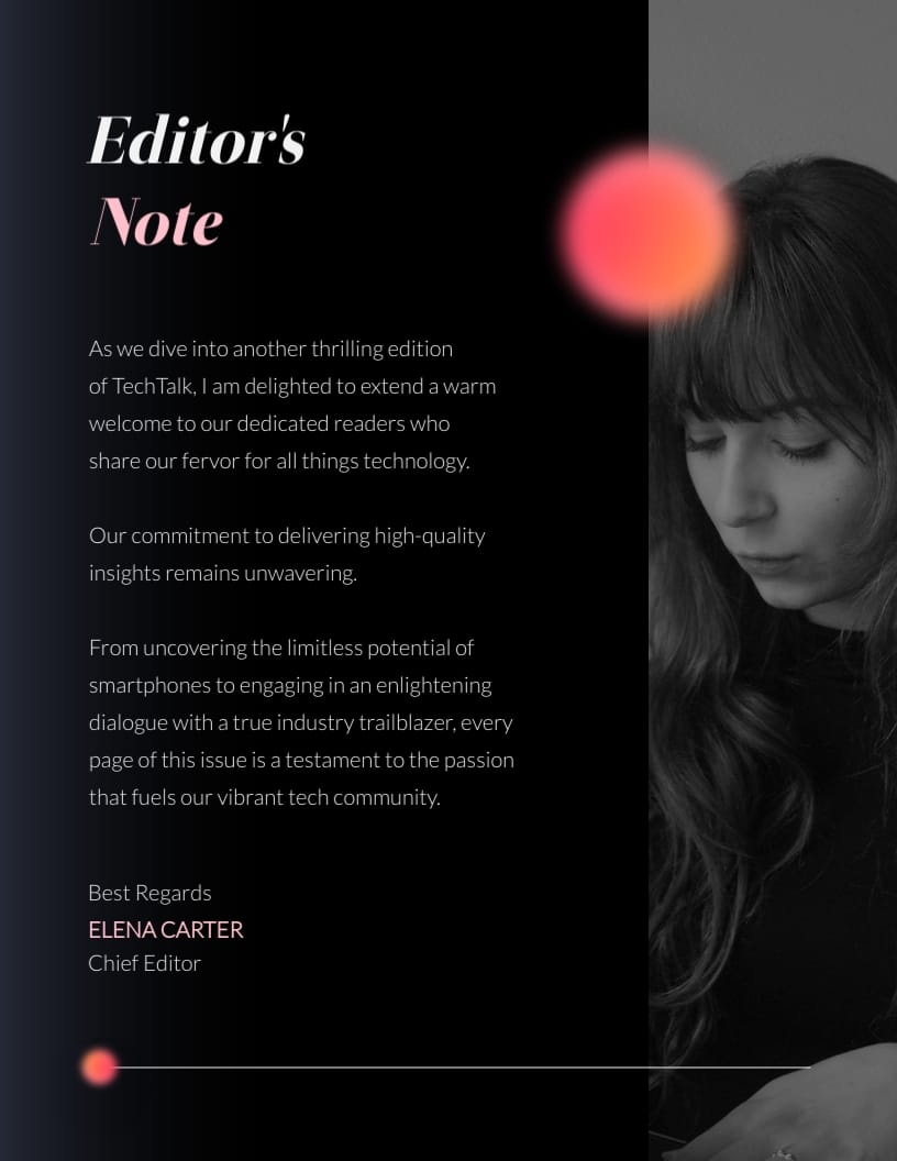 Tech and IT Magazine Template | Visme