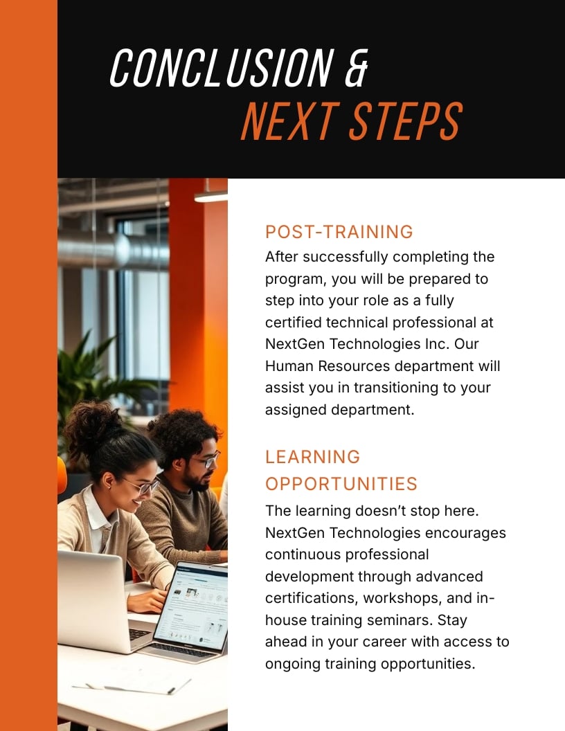 Technical Training Manual Template | Visme