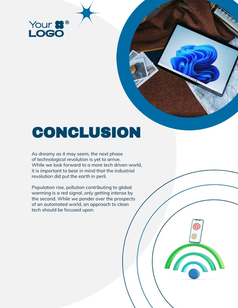 Technologies of the Future Ebook Template | Visme