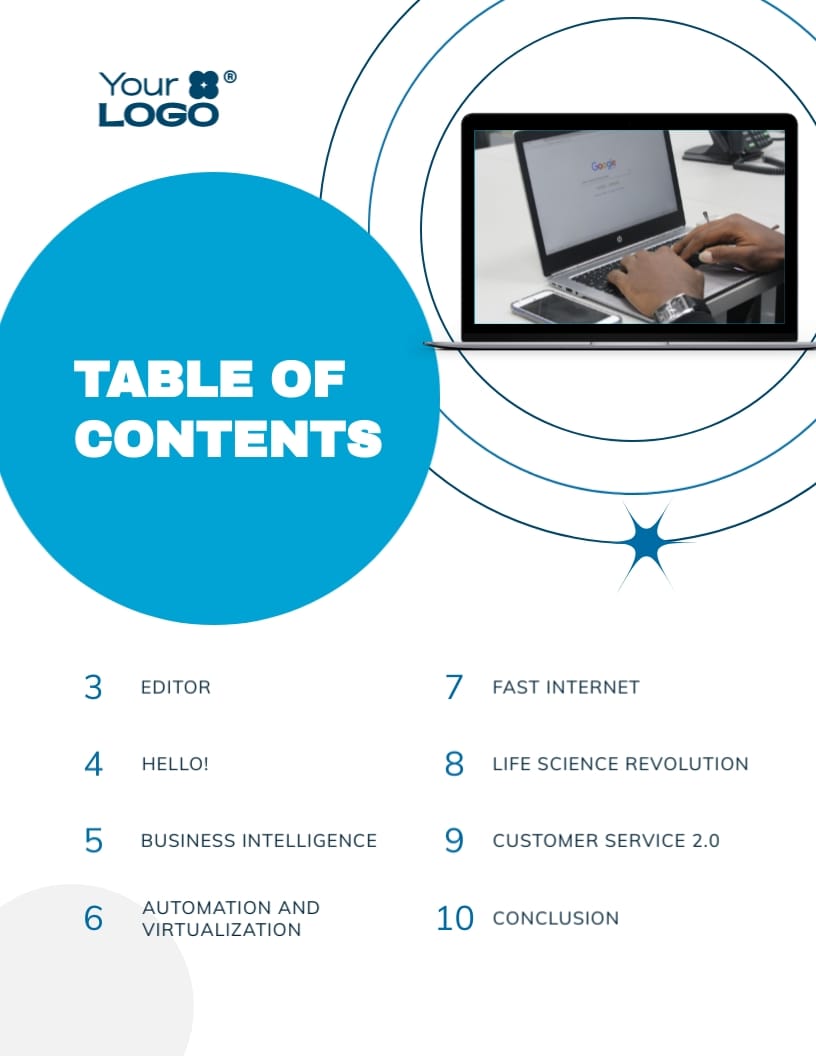 Technologies of the Future Ebook Template | Visme