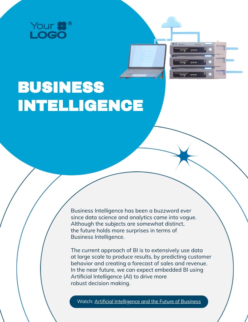 Technologies of the Future Ebook Template | Visme